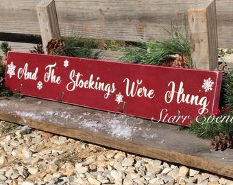 Stocking hanger | Etsy