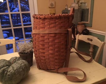 Basket backpack | Etsy