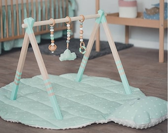 Wooden baby gym | Etsy