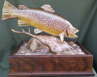 Trout carving | Etsy