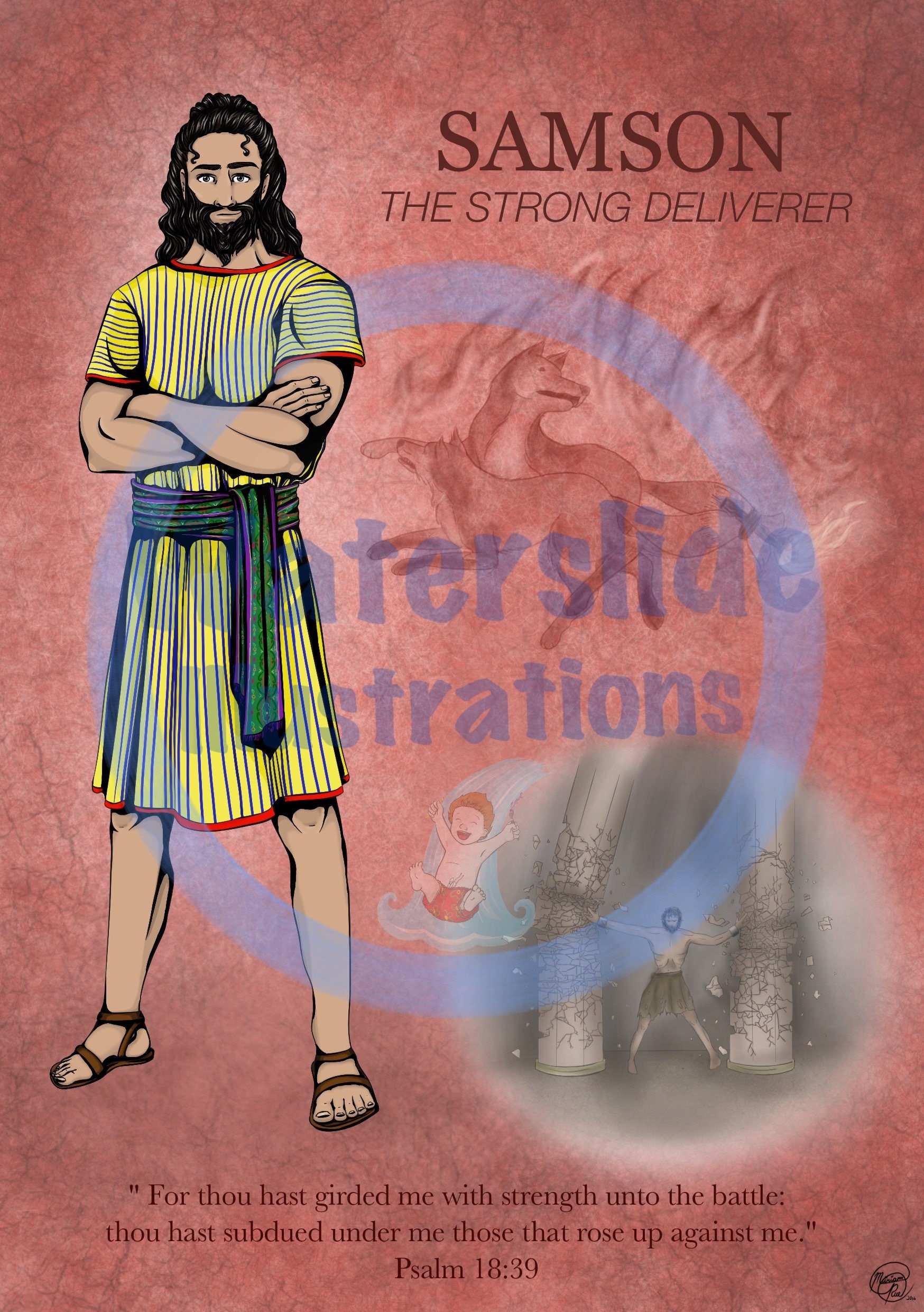 Samson Bible Poster DOWNLOAD