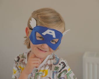 Captain america mask | Etsy