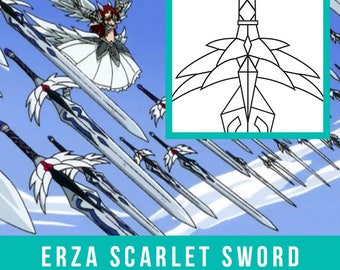 Erza scarlet | Etsy