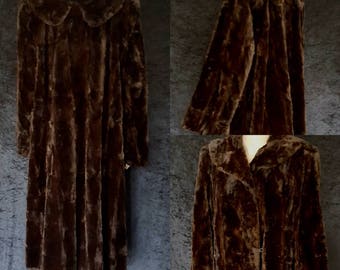 Vintage fur coat | Etsy