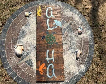 Aloha stencil | Etsy