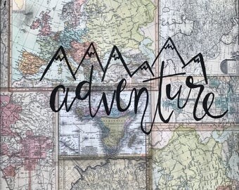 Adventure map | Etsy