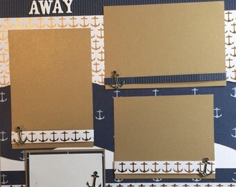 Premade Scrapbook Pages & Custom by cottoncandicreations on Etsy