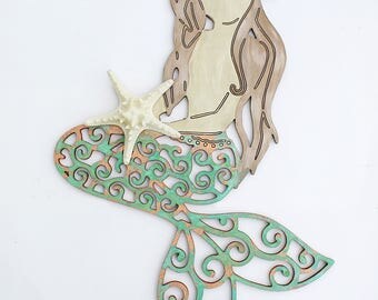 Mermaid wall art | Etsy
