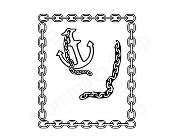 Anchors borders | Etsy