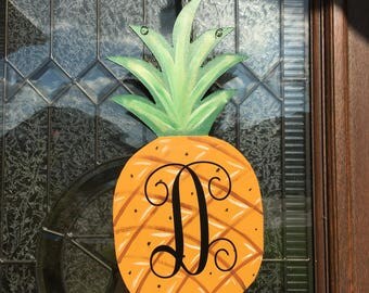 Pineapple door decor | Etsy