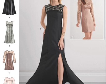 Long dress pattern | Etsy