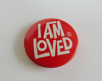 I am loved pin | Etsy
