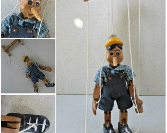 Pinocchio Marionette Puppet Printable Paper Craft PDF