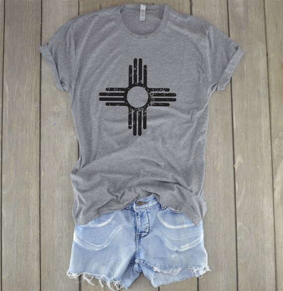 New Mexico Shirt New Mexico Top New Mexico Zia Shirt