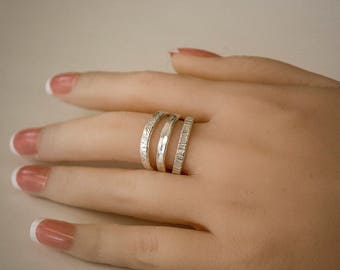 Triplet & Double Rings | Etsy