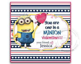 Minion valentine | Etsy
