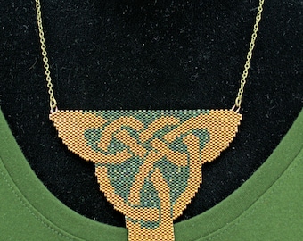 Beaded celtic knot | Etsy