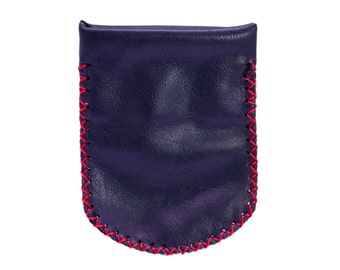 Leather coin pouch | Etsy