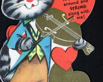 Cat playing violin | Etsy