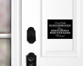 Wash your hands sign | Etsy