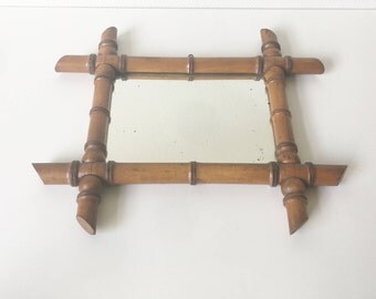 Bamboo mirror | Etsy