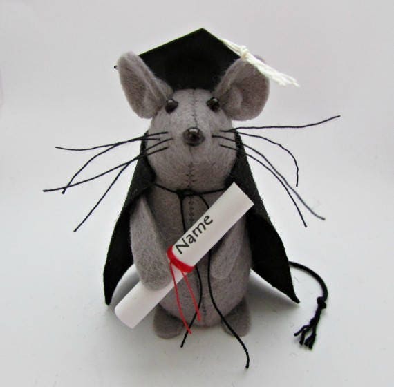 Graduation Mouse Felt Mice Felt Mouse Graduation