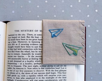 Airplane bookmark | Etsy