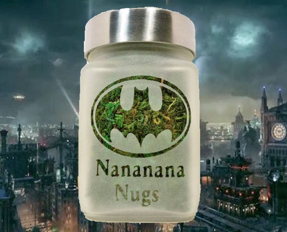 Batman Stash Jar and Cannabis Edibles Canisters Batman Weed