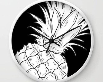 Pineapple clock | Etsy