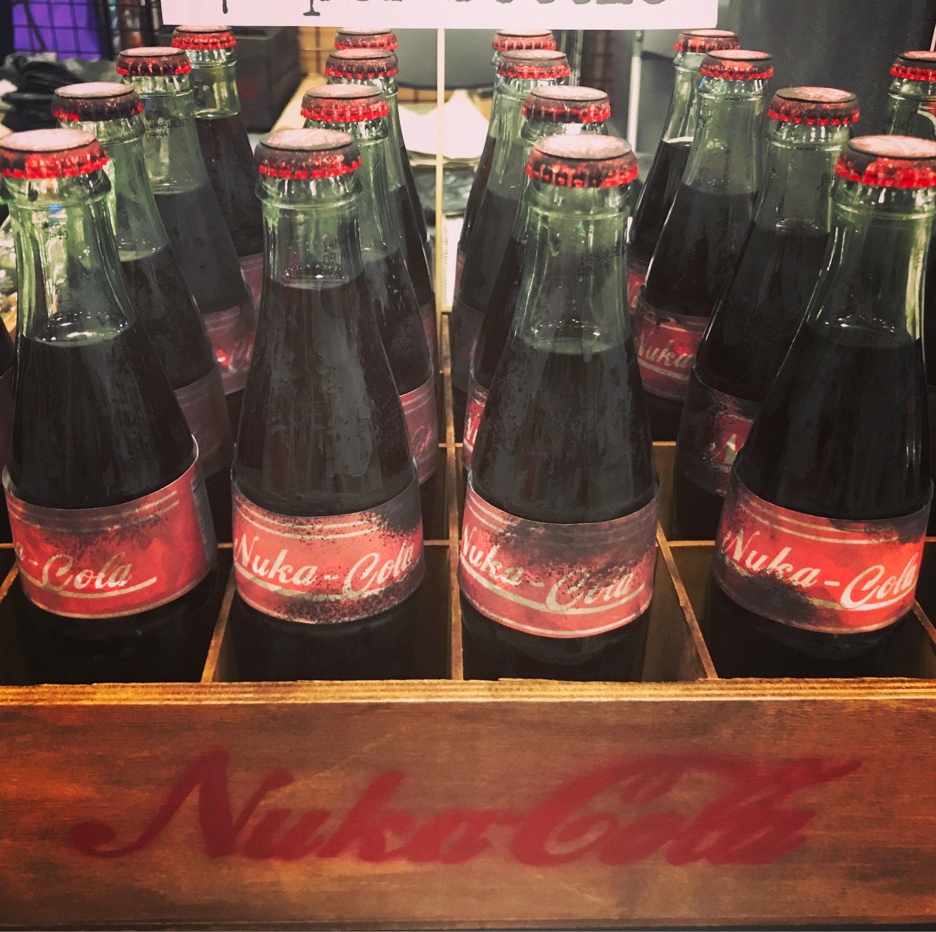 Nuka Cola Glass Bottle Cola