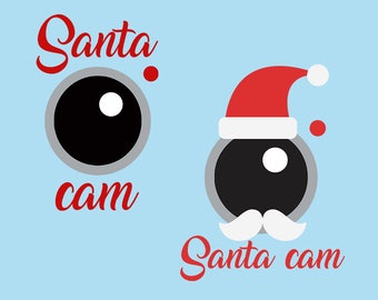 Santa cam svg | Etsy