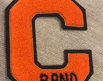 Letterman letters | Etsy