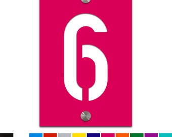 Modern house numbers | Etsy