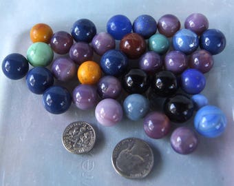 Solid color marbles | Etsy