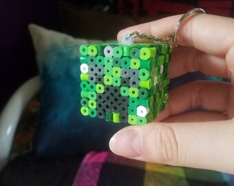 Perler bead keychain | Etsy