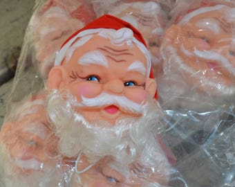 Plastic santa head | Etsy