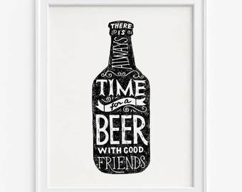 Beer quote | Etsy