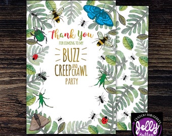 Insect greeting card | Etsy