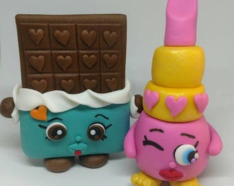 Lippy Lips Cake Topper Shopkins Cake toppers Shopkins Lippy