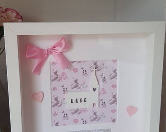 Christening frame | Etsy