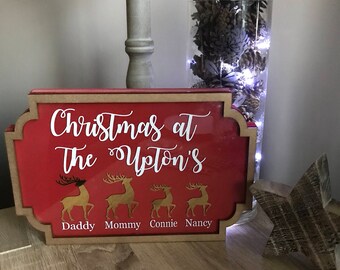 Christmas plaque | Etsy