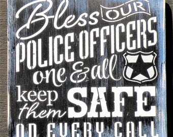 Police officer decor | Etsy