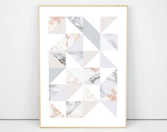 Marble wall art | Etsy