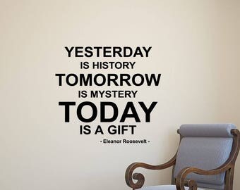 Yesterday is history | Etsy