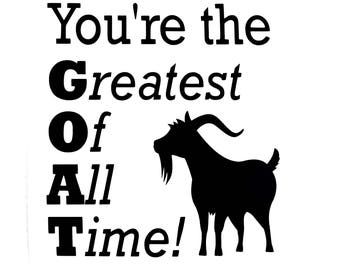 Greatest of all time | Etsy