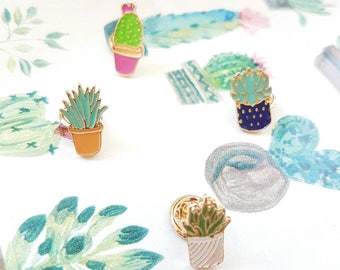Cactus pin | Etsy