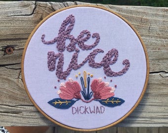 Swear embroidery | Etsy