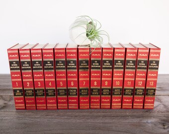 Old encyclopedia set | Etsy