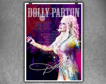 Dolly parton print | Etsy