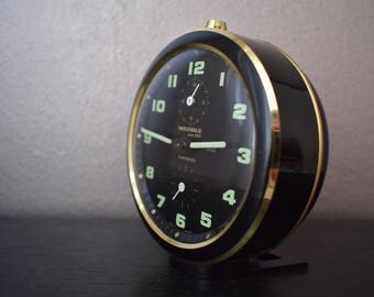 Wehrle Commodore Tide Desk Alarm Clock Collectable Vintage